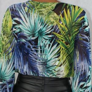 Tops | Palm Tree Body Suit | Poshmark
